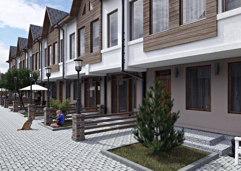 Котеджне містечко New Smart 2, с. Софіївська Борщагівка — Будинки в котеджному містечку від ...